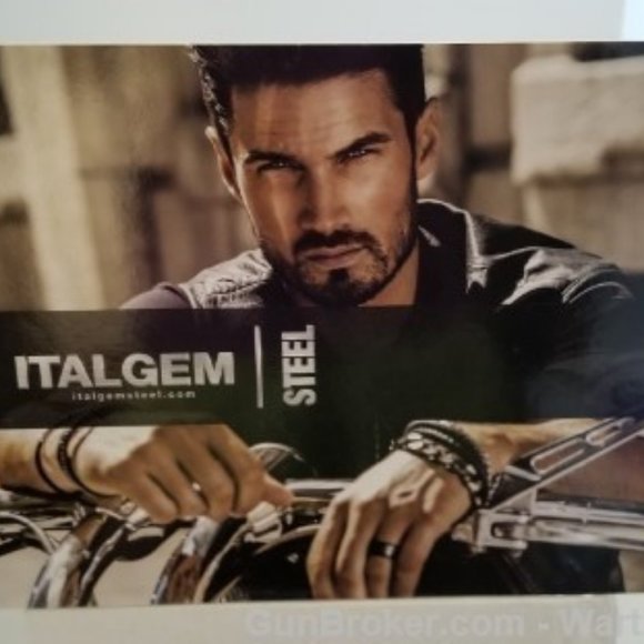 ItalGem Steel. SLB167. NWT. | Accessories | Italgem Steel Mens Leather ...